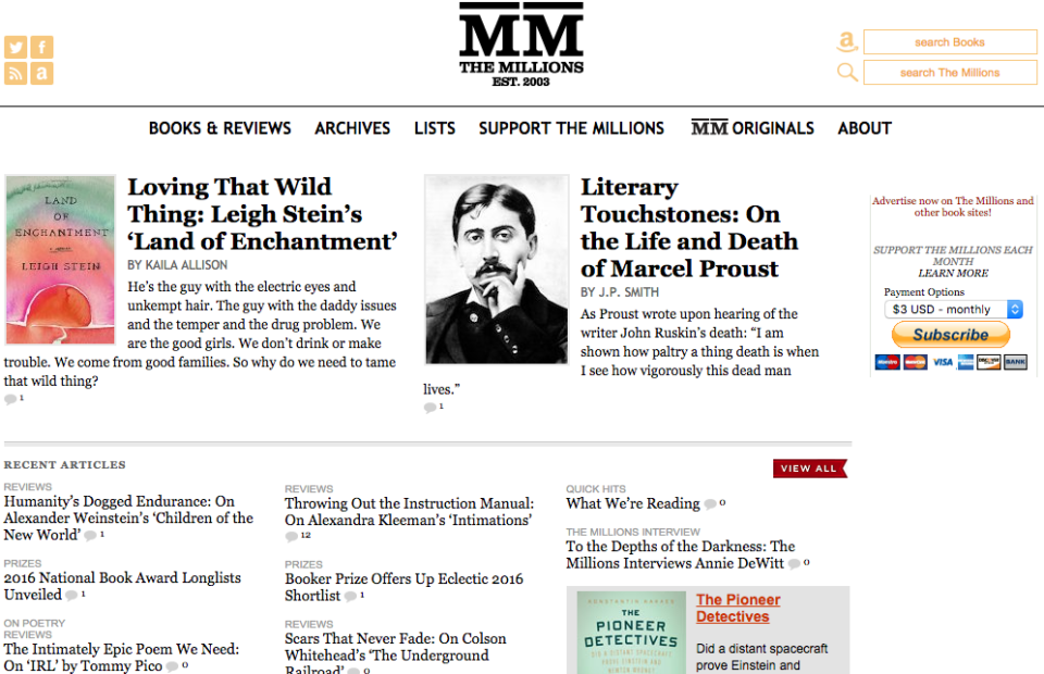 The Best Book Websites And Literary Blogs - Book Scrolling