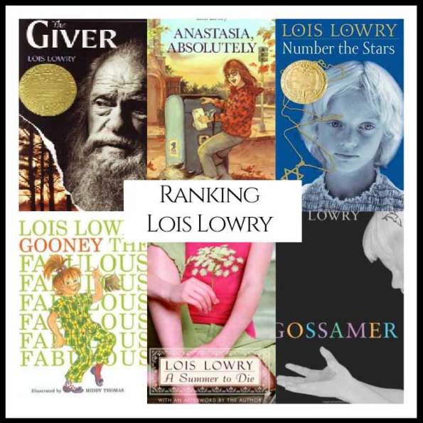 Ranking Author Lois Lowry's Best Books (A Bibliography Countdown ...